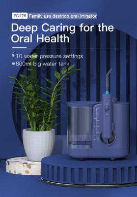 Cina modo di lavoro elettrico di 600ml Jet Oral Hygiene Water Flosser 10+ in vendita
