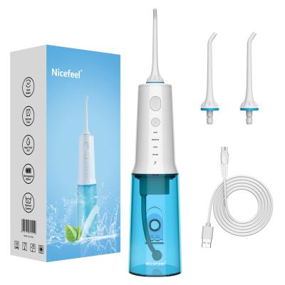 Cina Serbatoio di acqua orale senza cordone di Irrigator 300ml del portatile orale di cura di Nicefeel potente in vendita