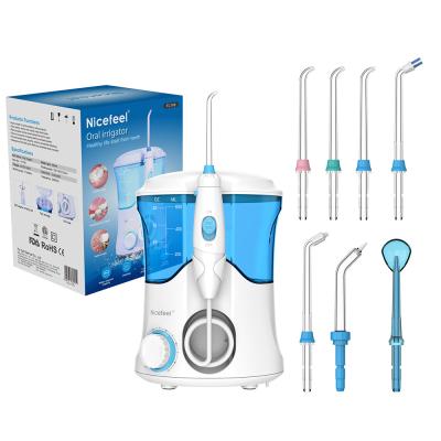 China Professioneel Water Tandflosser, Mondelinge Irrigator met 6 Verwisselbare Jet Tips Te koop