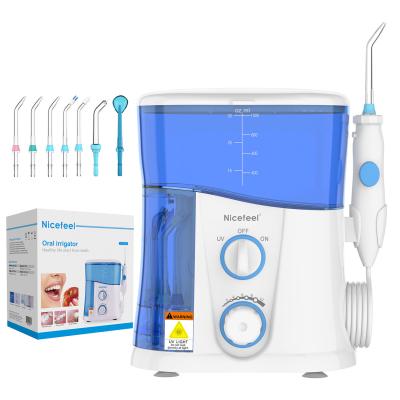 Cina Grande modo di lavoro elettrico del carro armato 1000ml Jet Countertop Water Flosser 10+ in vendita