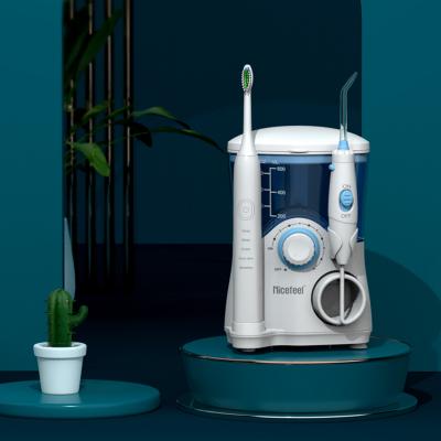 中国 歯科プロダクト家族600ml白いOEMのABSタンクのための音波の歯ブラシ水Flosser 販売のため