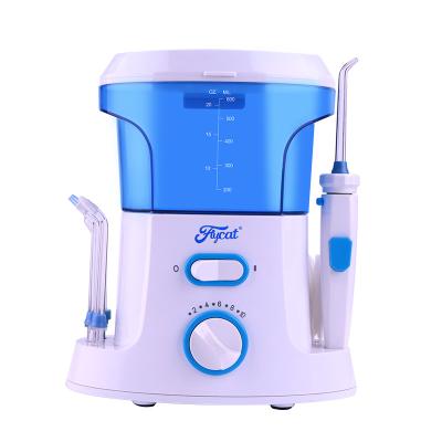 中国 100 - 口頭心配のために完全な240Vカウンタートップ水Flosser 600ml 1.2kgの重量 販売のため