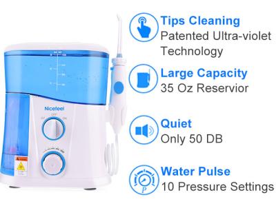 Cina 6Pcs spazzolino da denti elettrico e flosser all-in-one per la cura orale in vendita