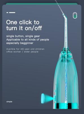 Chine Jets d'eau dentaires de dents d'ABS de nettoyage de l'eau de becs rotatifs matériels de Flosser à vendre