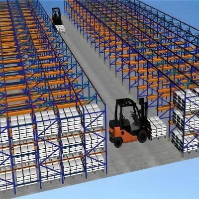China Multipanel Rack High Space Warehouse Storage Rack Deep Pallet Rack for Freight Storage Equipment for sale