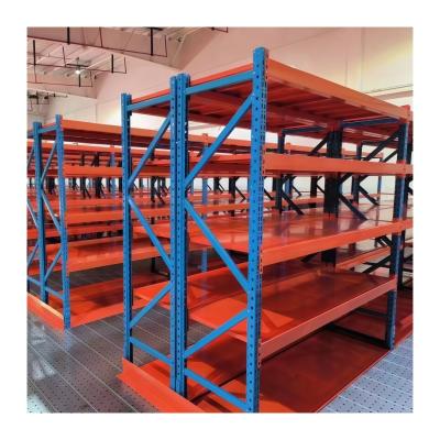 China Industrial Garage Shelf Industrial Heavy Pallet Racking System Warehouse Steel and Metal Storage Mezzanine Rack for sale