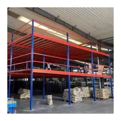China Superior Quality Warehouse Mezzanine Shelf Heavy Storage Mezzanine Shelves Long Span Pallet Shelf for sale
