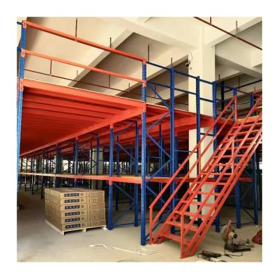 China Warehouse Pallet Rack System Warehouse Sandwich Steel Floor Multilayer Shelves for Warehouse Shelves for sale