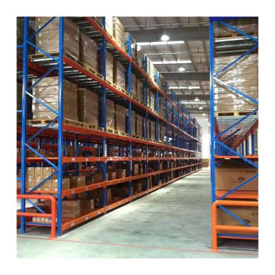 China Pallet Racks Heavy Duty Pallet for Through Beam Rack System Pallet Pro Decking Racking for sale