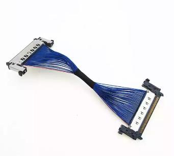 Cina Micro assemblaggi cavi coassiali di AWG44 0.5mm, assemblaggio cavi di 170mm LVDS in vendita