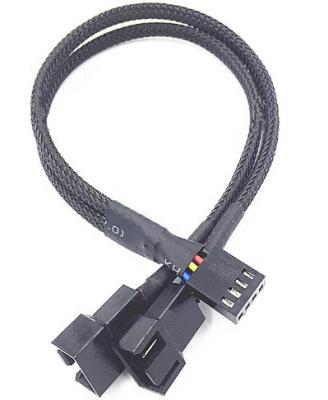 Cina 3 4 Pin Power Extension Cable, cavo intrecciato del cablaggio di potere in vendita