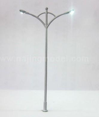 Китай модельный МЕДНЫЙ свет с освещением ландшафта Lamppost светлого полюса СИД для модельное scenry продается