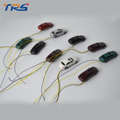 Китай 1:200 scale ABS plastic model painted light car for model building material продается
