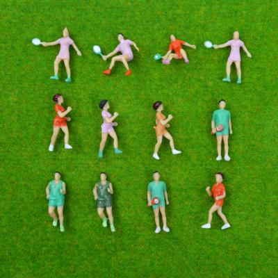 Китай 1:50 scale architectural model color sport figures 3.5cm outdoor exercise people продается