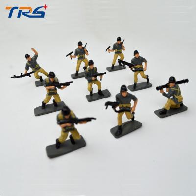 Китай 1:50 scale model painted soldier painted figure 4.2cm for architectural train layout продается