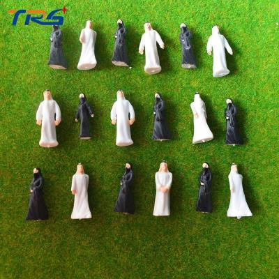 Китай 1:50 scale ABS plastic Arab figure 3.6cm for architectural model making train layout продается
