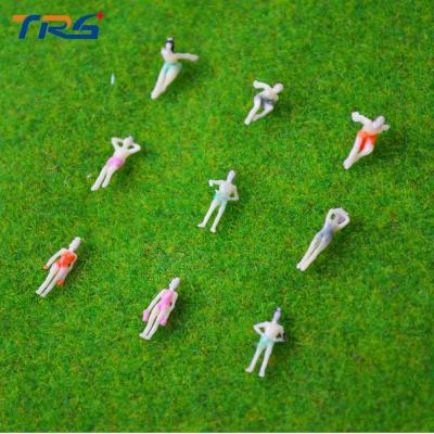 Китай 1;150 scale model ABS plastic swimming coloful figure 1cm for architectural model materials продается