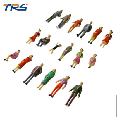 Китай 1:30 scale ABS plastic model painted figure 6cm for architectural model making train layout продается
