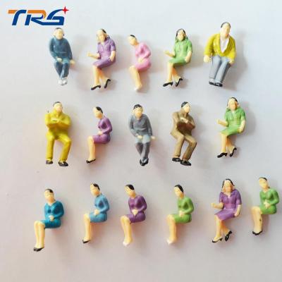 Китай 1:50 all seated scale ABS plastic model railway switting people 2.1cm for model building material продается