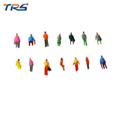 Китай 1:150 ABS plastic scale model painted figures 1.3cm for model building materials or toys продается