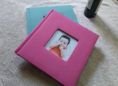 Cina Il 8 x 8 animale domestico moderno/tessuti dei bambini ha coperto l'album di foto, pagine dell'angolo rotondo in vendita