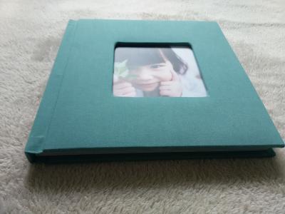 Cina La vampata unica del libro della foto delle donne del materiale illustrativo ha montato il tessuto 11 x 11 in vendita
