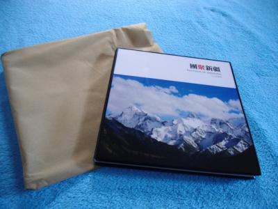 Cina Album a cristallo contemporaneo di nozze della copertura 12x16 per la famiglia/la luna di miele in vendita