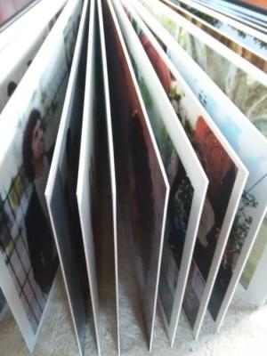 China Grote 12x16-de Fotoalbums van het Luxeleer voor Verjaardag/Vakantie en Eigengemaakt Te koop
