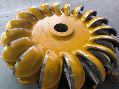 China Hydropower Generation Hydro Turbine Runner with Customized Blade Length and 300rpm Rated Rotor Speed for sale
