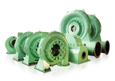 Cina 30-50 anni di vita Turbina ad acqua ad alta testa per tassi di flusso d'acqua regolabili e progettazione personalizzabile in vendita