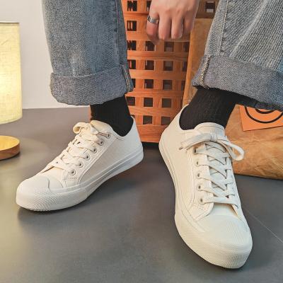 Chine Été 2024 Nouvelles chaussures en toile blanche et lactée respirantes chaussures d'hommes chaussures blanches toutes matches chaussures décontractées à la mode chaussures d'hommes à vendre
