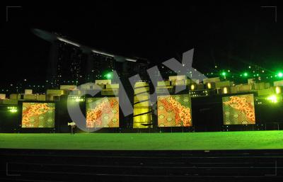 Cina Del carbonio grande LED visualizzazione principale alta definizione curva della fibra SMD in vendita