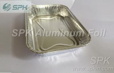 China Airline food Disposable Foil Containers 400 ml With Light Weight for sale