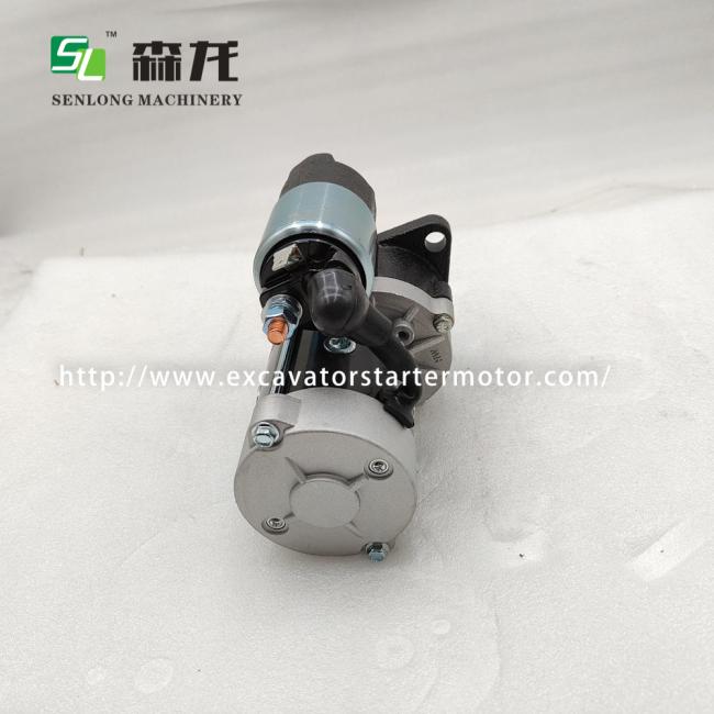 Starter motor side view