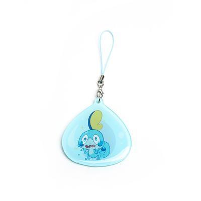 Cina High Quality Factory Custom Anime Epoxy Resin Non-Clear Cartoon Acrylic Charms Key chain in vendita