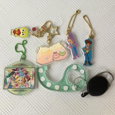 Cina Customized Acrylic keychain/pendent with Anime figure/star/Cartoon figure/Company Logo Printed in vendita