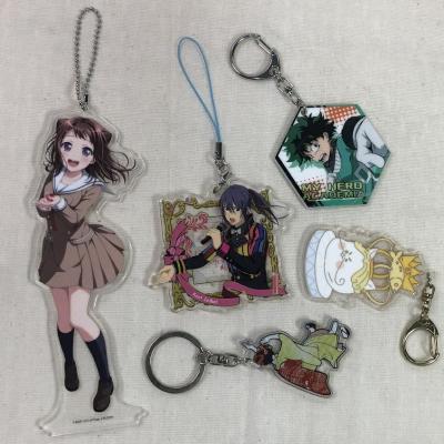 Cina Customized Acrylic keychain/pendent with Anime figure/star/Cartoon figure/Company Logo Printed in vendita