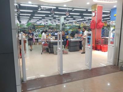 China Antena dual antirrobo de la alarma de EAS de sistema de la seguridad de la venta al por menor blanca de la puerta en venta