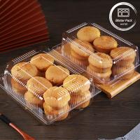 Quality Disposable Plastic Pastry Box for Baking Cake Convenient and Eco Friendly for sale