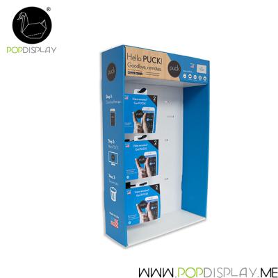 China Recyclable Material Walmart POP Cardboard Earphone Partner Hanging Display en venta