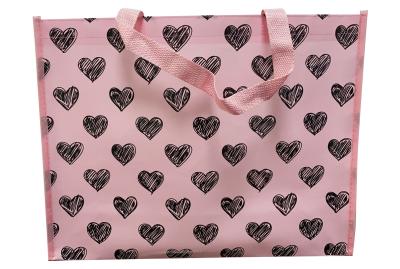 Cina borsa non tessuta alla moda di colore pp di rosa di 44*20*34cm per acquisto in vendita