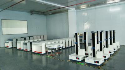 China La prueba universal de los elastómeros 50N Mts trabaja a máquina el motor servo de Panasonic en venta