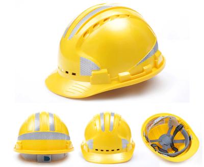 Chine Mining Industrial PPEs Supply Head Protection Hard Reflective Hat Helmet à vendre