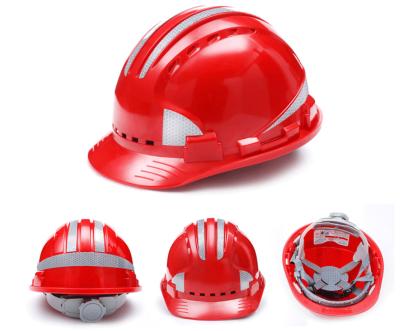 Chine Mining Industrial PPEs Supply Head Protection Hard Reflective Hat Helmet à vendre