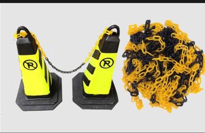 Chine Jaune, noir, rouge, blanc, plastique, cône routier, avertissement de sécurité, chaîne d'isolement, hôtel, arrêt de la route, panneau de signalisation à vendre