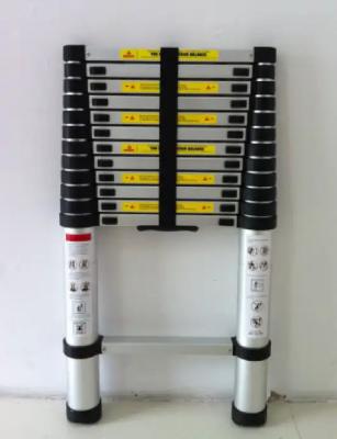 Chine Portable Easy Store Folding Step Manufacturers Loft Retractable Foldable Aluminum Telescopic Ladder à vendre