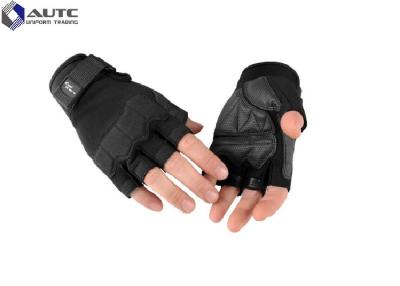 Chine Résistance tactique d'usage de microfibre de gants de tir d'armée Fingerless renforcée à vendre
