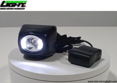 중국 Kl4.5lm 디지털 LED 광부들 캡 램프 1.3 와트 타임즈 지 / 배터리 상태와 8000 럭스는 전시합니다 판매용