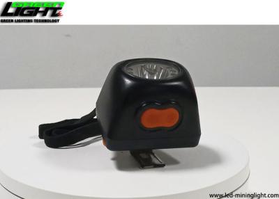 중국 Kl4.5lm 디지털 LED 광부들 캡 램프 1.3 와트 타임즈 지 / 배터리 상태와 8000 럭스는 전시합니다 판매용