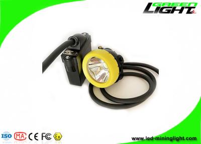 중국 10000 Lux 216lum 7800 MAh 유선 LED 마이닝 캡 램프 USB 저전력 경고 기능으로 충전 광부 헤드 램프 판매용